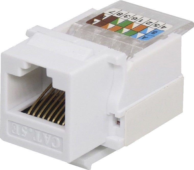 07-6021WH CAT3 Toolless Telephone Keystone Jack – AA Electronics