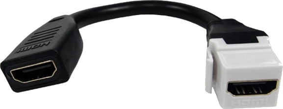 07-6067-3 HDMI Female to Female Keystone with Pigtail – AA Electronics