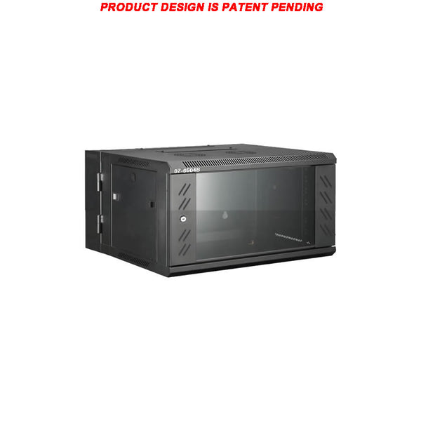 07-6604B 4U 55cm(21.5 inch) Depth Wall Mount Network Cabinet - Hinged ...