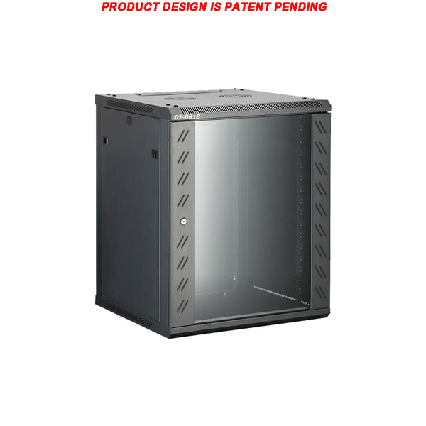 07-6612 12U 45cm(17.5 inch) Depth Wall Mount Network Cabinet - Locking ...