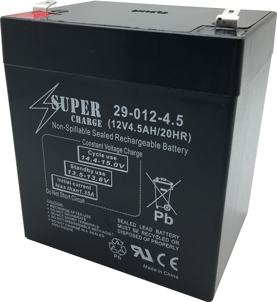 29-012-4.5 Rechargeable Battery 12V 4.5AH 20HR – AA Electronics