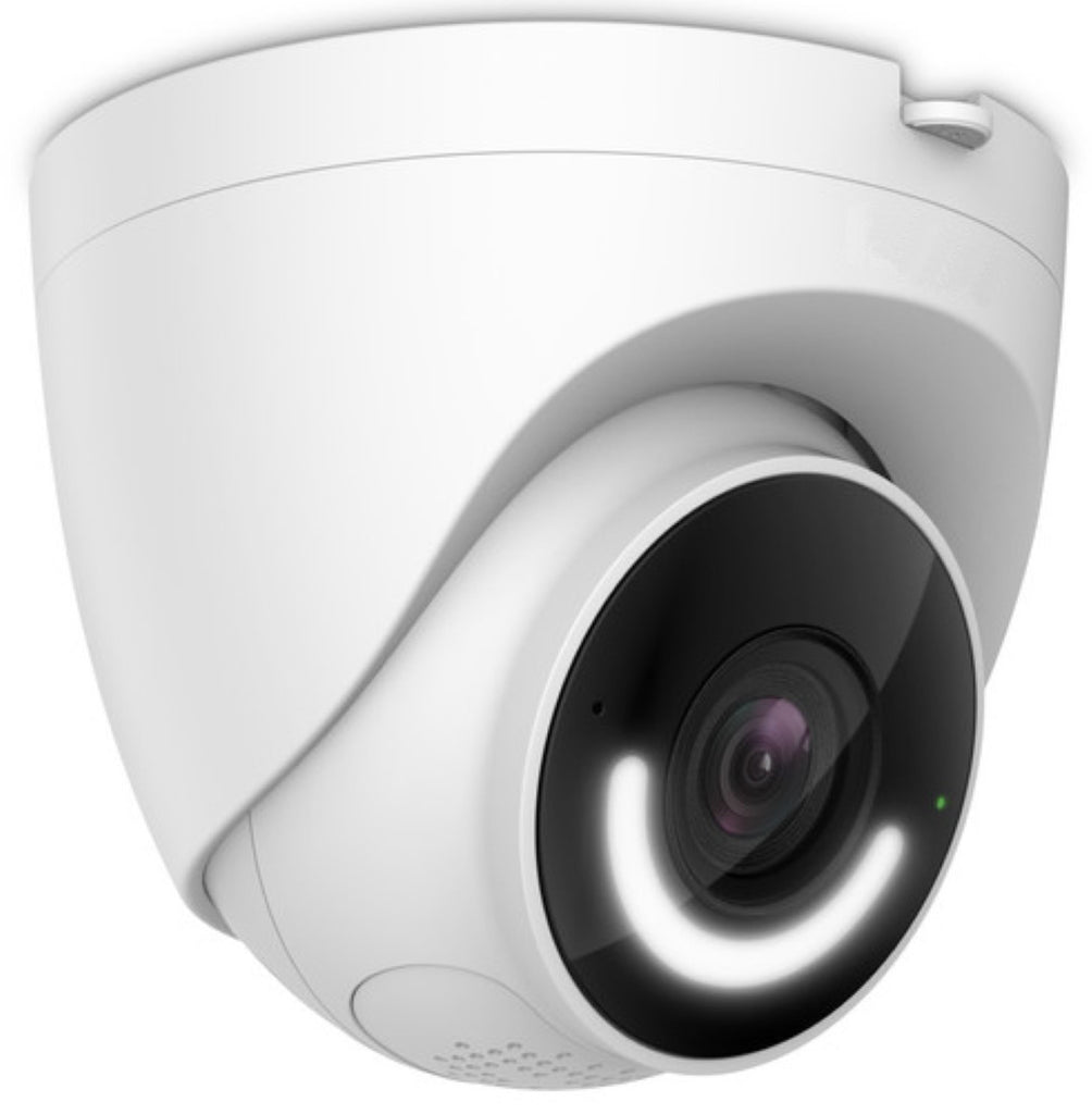 23-4T26E 1080P Turret Smart Security Camera with Light and Siren Alarm ...